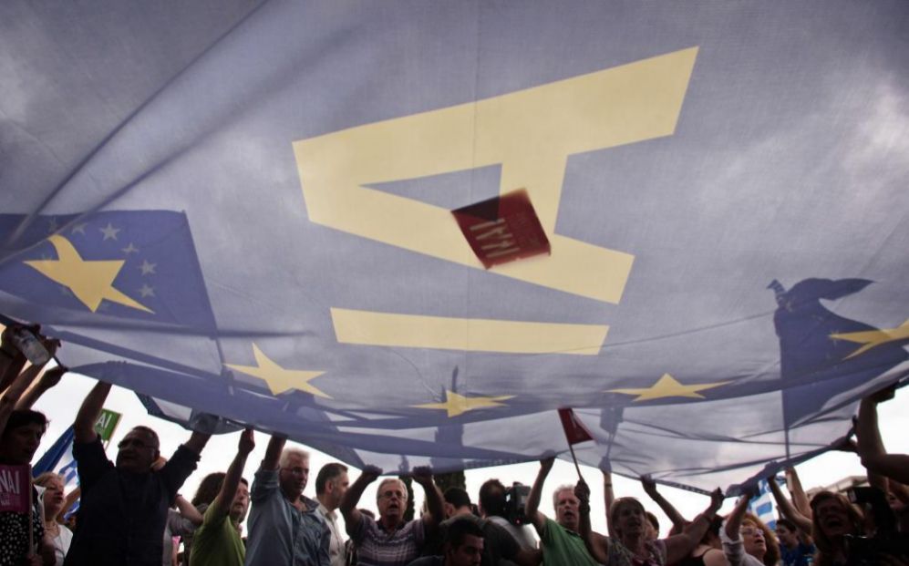 Manifestantes Pro-Unión Europe...