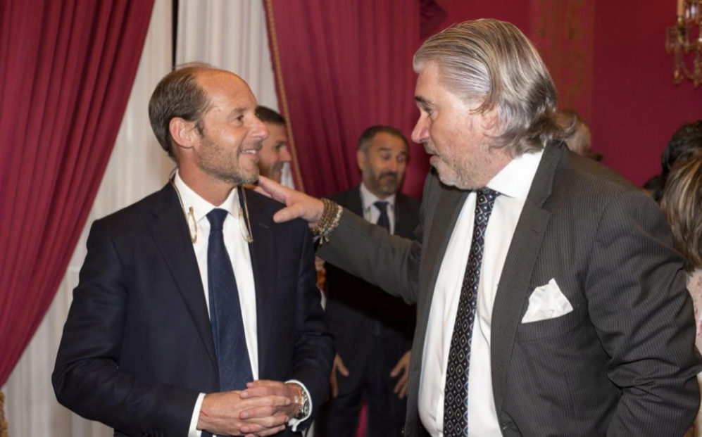 Carlos Rueda, socio director de Gómez-Acebo & Pombo, e Ignacio Bao ...