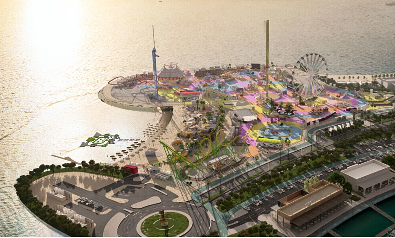 5. Parque de atracciones Lusail Winter Wonderland. | Fueradeserie ...