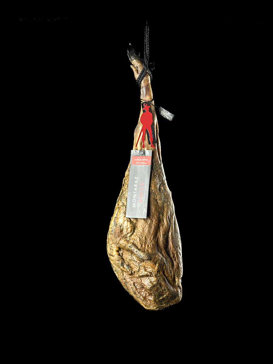 MONTARAZ. Jamón de Bellota 100% Ibérico Único Montaraz. 2020. 8 kg. 550 ...