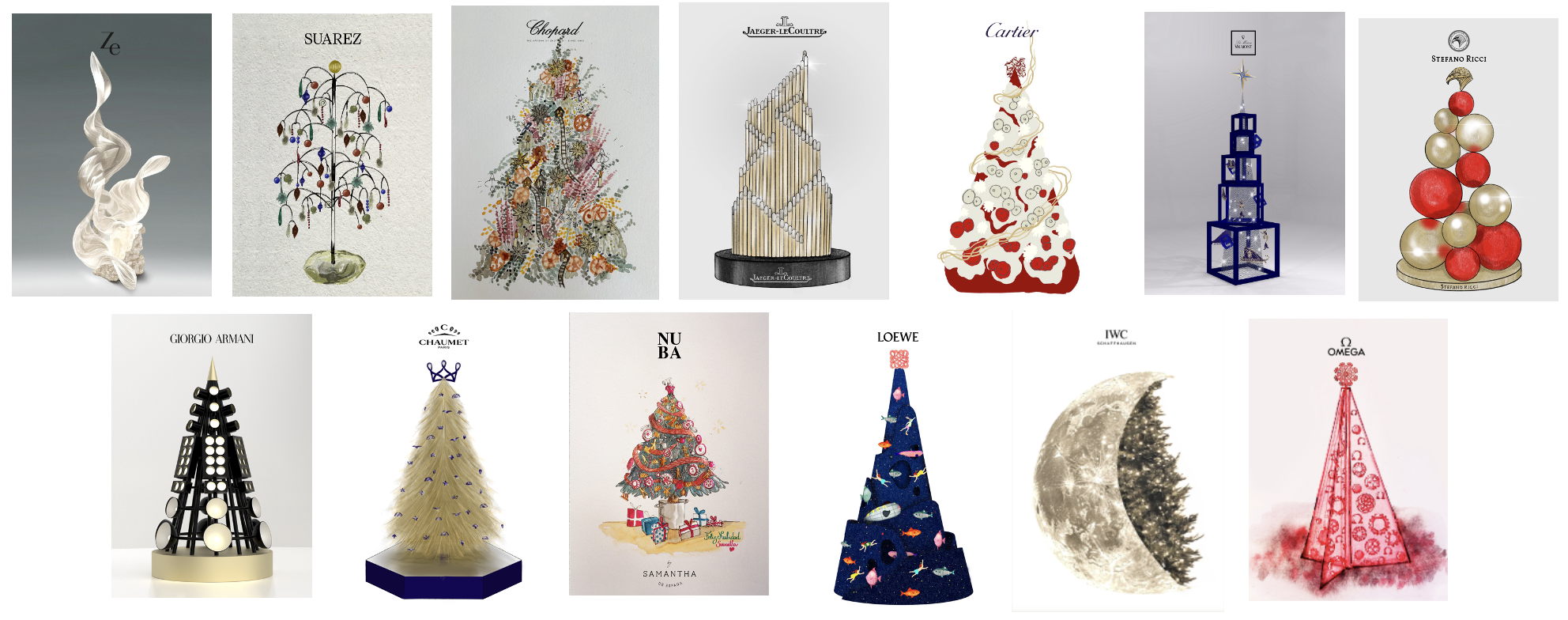 Las marcas de lujo vuelven a unirse con sus árboles de Navidad ...